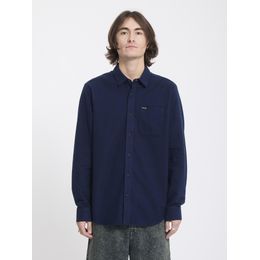 Volcom Button Up Shirt 'Caden' male size XL marine blue