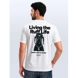 Neverless Shirt 'Ruff Life Rapper' male size M White