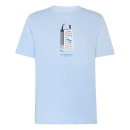 adidas Sportswear Funktionsshirt 'Sketches Climbing' Herren Gr&ouml;&szlig;e L azur / hellblau / silbergrau / hellgrau