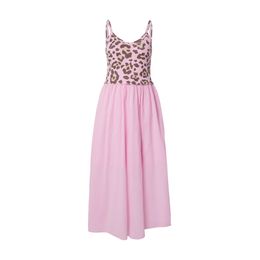Haily's Hailys Kleid 'Sa44lly' Damen Gr&ouml;&szlig;e 44 schoko / mokka / rosa Sommerkleid
