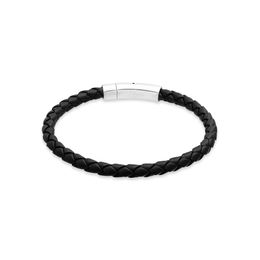 s.Oliver Armband Herren Gr&ouml;&szlig;e One Size schwarz / silber