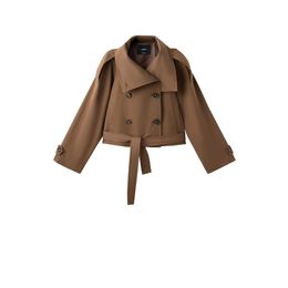 Mango Between-Seasons Coat 'LIPA' female size M Brown