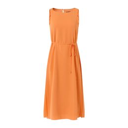 comma, COMMA Kleid Damen Gr&ouml;&szlig;e 38 orange Sommerkleid