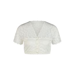 Spieth & Wensky Spieth & Wensky Dirndlblusen 'Haag', angenehmer Spitzenstoff Damen Gr&ouml;&szlig;e 44 offwhite