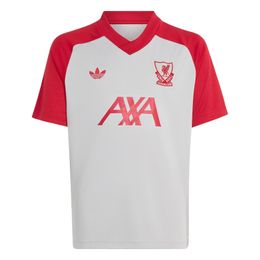 adidas Performance Funktionsshirt 'FC Liverpool 26/27' Jungen Gr&ouml;&szlig;e 164 grau / rot