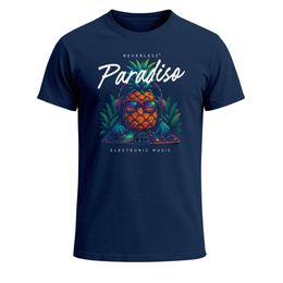 Neverless Shirt 'Dj Pineapple' male size M Navy