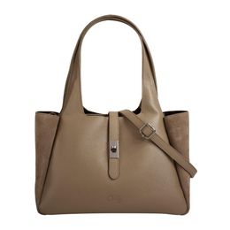 CLUTY Shopper Damen Gr&ouml;&szlig;e One Size taupe