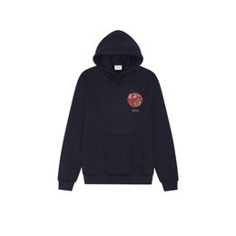 Les Deux Sweatshirt 'Orchard' Herren Gr&ouml;&szlig;e M navy / taupe / cranberry