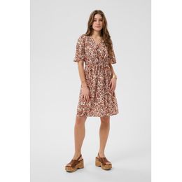 Cream Kleid CRTiah Feminine in Orange Saraza Flower | Gr.: 46
