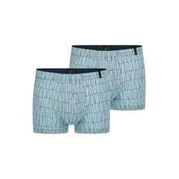 Schiesser Boxer shorts ' Long Life Soft ' male size L Light blue