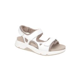 Gabor Sandale 'RollingSoft' Damen Gr&ouml;&szlig;e 38 wei&szlig;