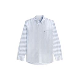 Tommy Hilfiger Button Up Shirt male size L Light blue / White