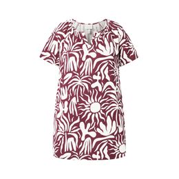 Ulla Popken Shirt female size XL/XXL Rusty red / White