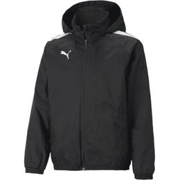 Puma Trainingsjacke "TeamLIGA All Weather Jacket Jr" in Schwarz | Gr.: 116