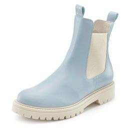 ELBSAND Chelsea Boots female size 41 Light blue / Off white