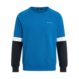 Ombre Sweatshirt 'OM-SSNZ-22FW-003' male size L Blue / Black / White