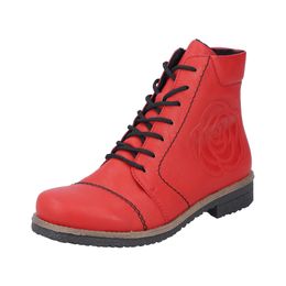 Rieker Lace-Up Ankle Boots female size 38 Cranberry