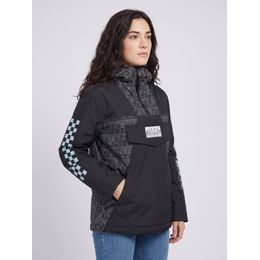 Vans &Uuml;bergangsjacke 'x Napapijri Anorak' Damen Gr&ouml;&szlig;e S schwarz Sommerjacke