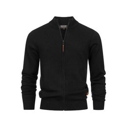 INDICODE Jeans Strickjacke Herren Gr&ouml;&szlig;e XL schwarz