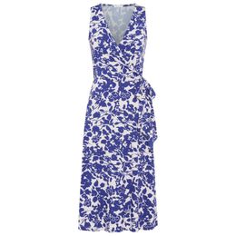 Tamaris Kleid Damen Gr&ouml;&szlig;e 34 blau / wei&szlig; Sommerkleid