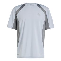 adidas Performance Funktionsshirt 'Tech Appael' Herren Gr&ouml;&szlig;e L silbergrau / rauchgrau