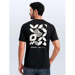 Neverless Shirt 'Modern Art' male size S Black