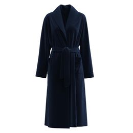 Calida Long Bathrobe 'Cosy Shower' female size XXS Navy