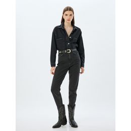 KOTON Jeans Damen Gr&ouml;&szlig;e 27 schwarz