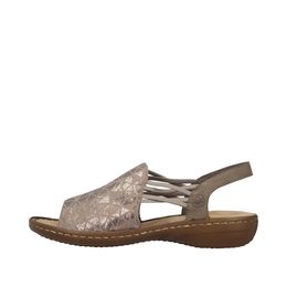 Rieker Sandals female size 41 Dark beige / Silver