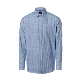 OLYMP Businesshemd Herren Gr&ouml;&szlig;e 46 blau / wei&szlig;