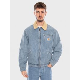 Carhartt Work In Progress Carhartt Wip &Uuml;bergangsjacke 'OG Detroit Jacket Blue/Dusty H Brown' Herren Gr&ouml;&szlig;e M blau Sommerjacke