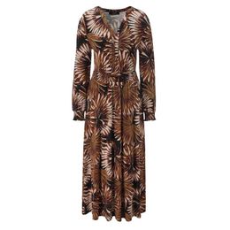 Aniston SELECTED Midikleid in terra-camel-beige-schwarz | Gr.: 40