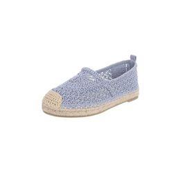 Ital-Design Espadrilles Damen Gr&ouml;&szlig;e 36 hellblau Sommerschuhe