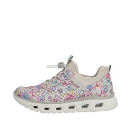 Rieker Slip-Ons female size 42 Blue / Dark purple / Pink / Off white