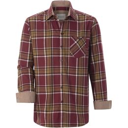 Babista Button Up Shirt 'Saltinora' male size XL Yellow / Dark red / White