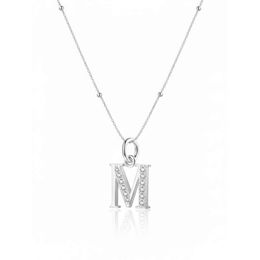 Hey Happiness Kette 'Letter M' Damen Gr&ouml;&szlig;e Onesize silber