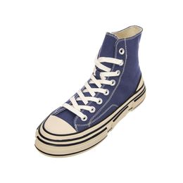 Jeffrey Campbell Sneaker high 'Endorphin-Hi Canvas' Damen Gr&ouml;&szlig;e 39 blau