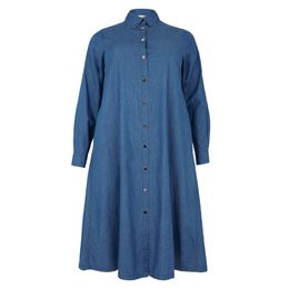 Yoek Kleid Damen Gr&ouml;&szlig;e 46/48 blue denim Sommerkleid