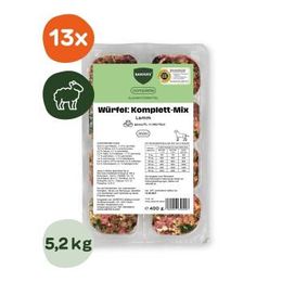 BARFER's BARFER'S W&uuml;rfel: Komplett-Mix Lamm 13x400 g