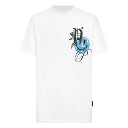 Philipp Plein T-Shirt Herren Gr&ouml;&szlig;e XS blau / schwarz / wei&szlig;