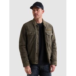 PME-Legend PME Legend Between-Season Jacket 'Air Leather jacket' male size XL Green