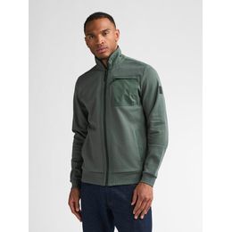 PETROL INDUSTRIES Sweatshirt mit Rei&szlig;verschluss millcore in Gr&uuml;n | Gr.: S