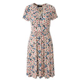 Aniston CASUAL Dress female size 44 Dark blue / Saffron / Grenadine / White