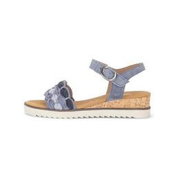 Gabor Sandals 'Sandalette Damen 82-758-26 Echtleder in blau' female size 40.5 Blue