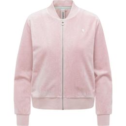 Ragwear Zip-Up Hoodie 'Doron Embossed' female size XXXL Rose