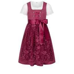 Trachtenhof N&uuml;bler Kleid 'Kinderdirndl Gundi' M&auml;dchen Gr&ouml;&szlig;e 122 beere