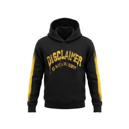 Disclaimer Sweatshirt Jungen Gr&ouml;&szlig;e 128 schwarz