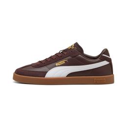 Puma Sneaker 'Club II Era' Herren Gr&ouml;&szlig;e 47 schoko / gold / wei&szlig; Sommerschuhe