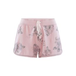 PJ Salvage Pyjamashorts 'La Vie en Rose' Damen Gr&ouml;&szlig;e L dunkelgrau / rosa Sommerkleid