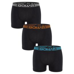 Gomati Boxershorts 'Seamless Comfort' Herren Gr&ouml;&szlig;e M schwarz